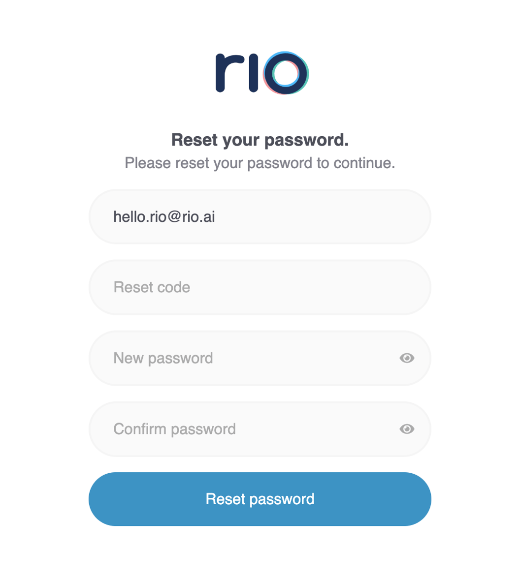 How do I reset my password?